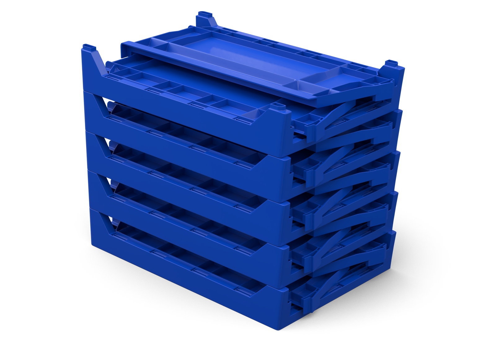 Faltbarer Sichtlagerkasten 30 l, 303 mm x 500 mm x 275 mm | TOPREGAL ...